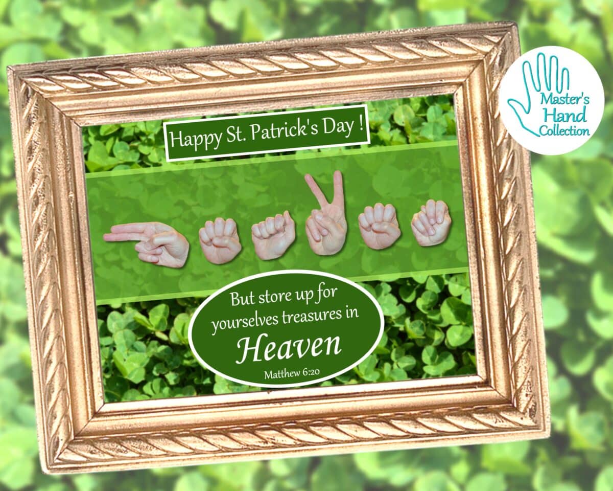 Golden Bible Verses for St. Patrick's Day - Master's Hand Collection